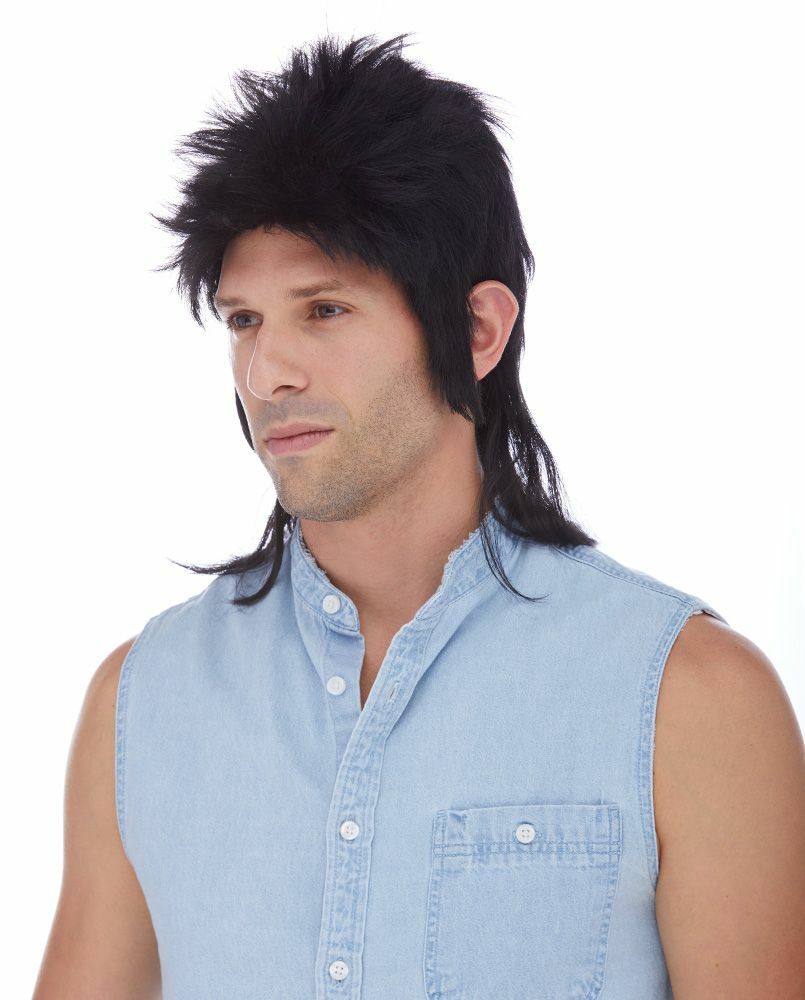 Peruca Joe Dirt Mullet CINHOO Perucă Scurtă Perucă Pixie Cut Pentru