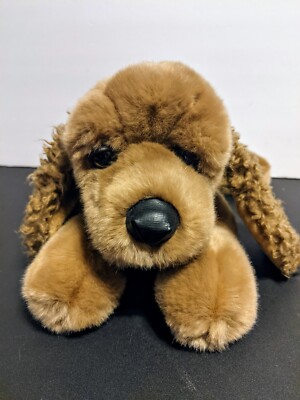 Realistic Brown Tan Cocker Spaniel 10" Plush A&A Stuffed Animal | eBay