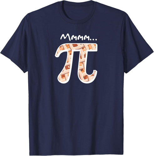 Pi Day Mmm Pi Shirt Funny Mmmm Pi on Pie T-shirt | eBay