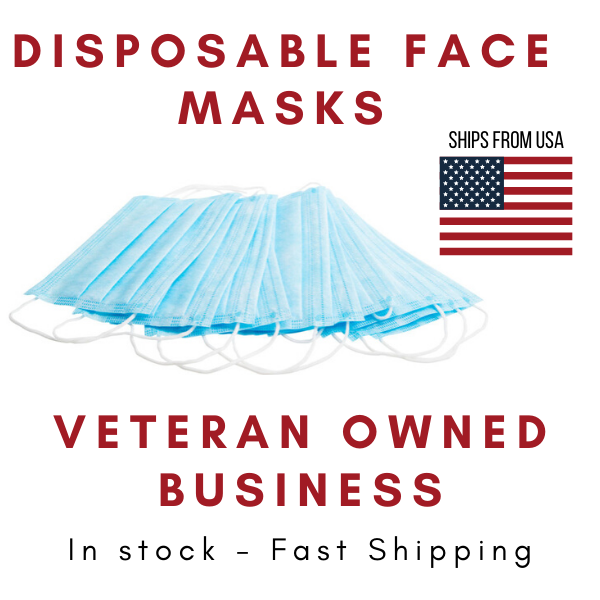 MOOSH K0450 Face Mask Disposable 3-Ply Earloop Mouth Cover for sale ...