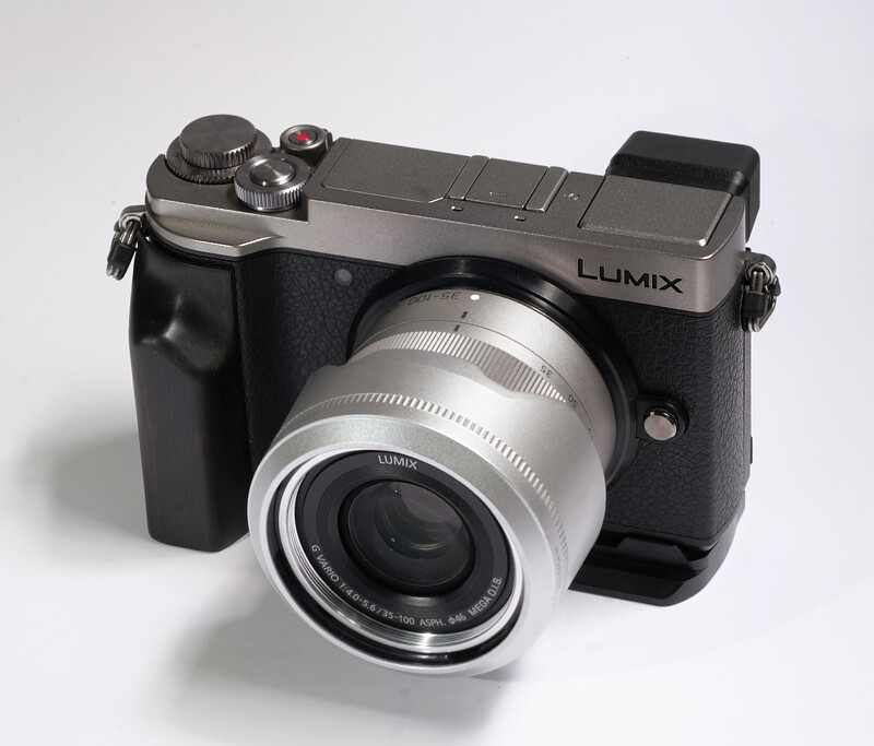 Ebony Walnut Wood Handle Grip for Panasonic GX9 Ultra Light Weight ...