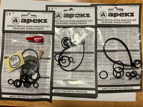 Apeks Service Kit 1. Stufe + 2. Stufe + Oktopus | eBay