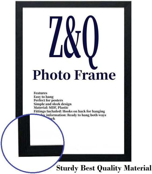 Black 70 x 100 cm Poster Frame Picture Photo Frame 100x70 cm Wall ...