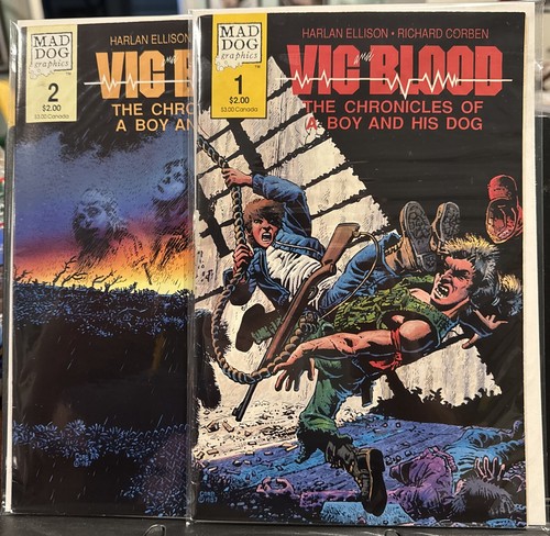 VIC AND BLOOD THE CHRONICLES OF A BOY AND THIS DOG 1 ,2CORBEN ELLISON ...
