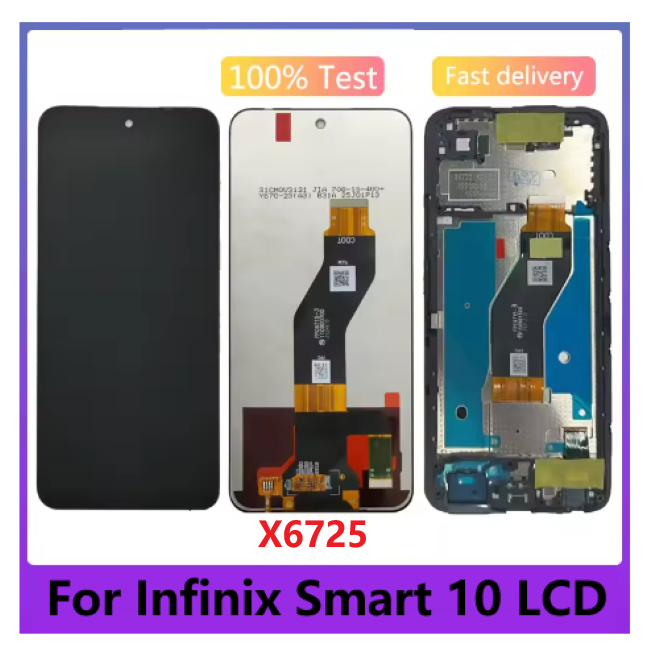 LCD Display Touch Screen Digitizer Replacement Frame For Infinix Smart ...