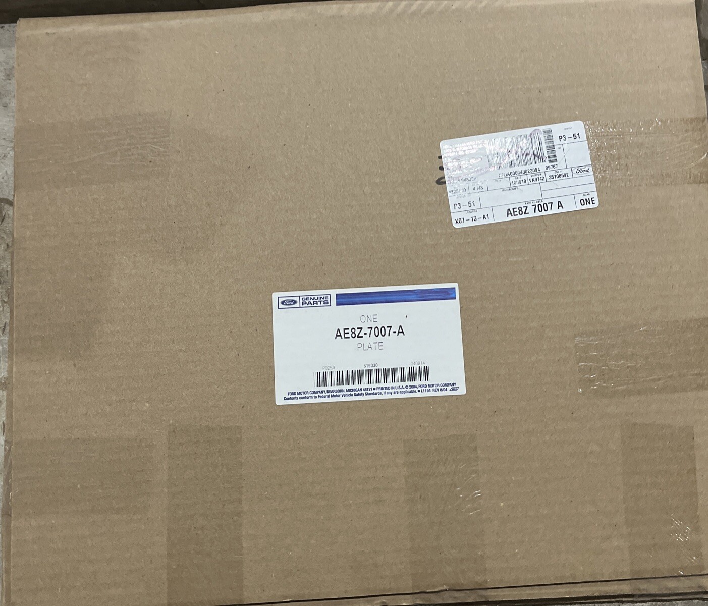 Genuine Ford Plate Cylinder Block Rear AE8Z-7007-A | eBay UK