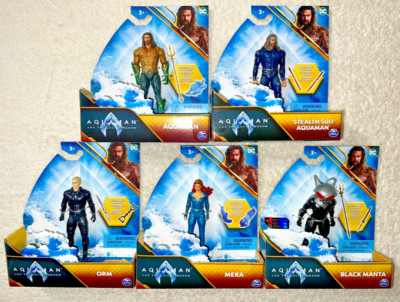 AQUAMAN & THE LOST KINGDOM MERA / ORM / STEALTH AQUAMAN / BLACK MANTA ...