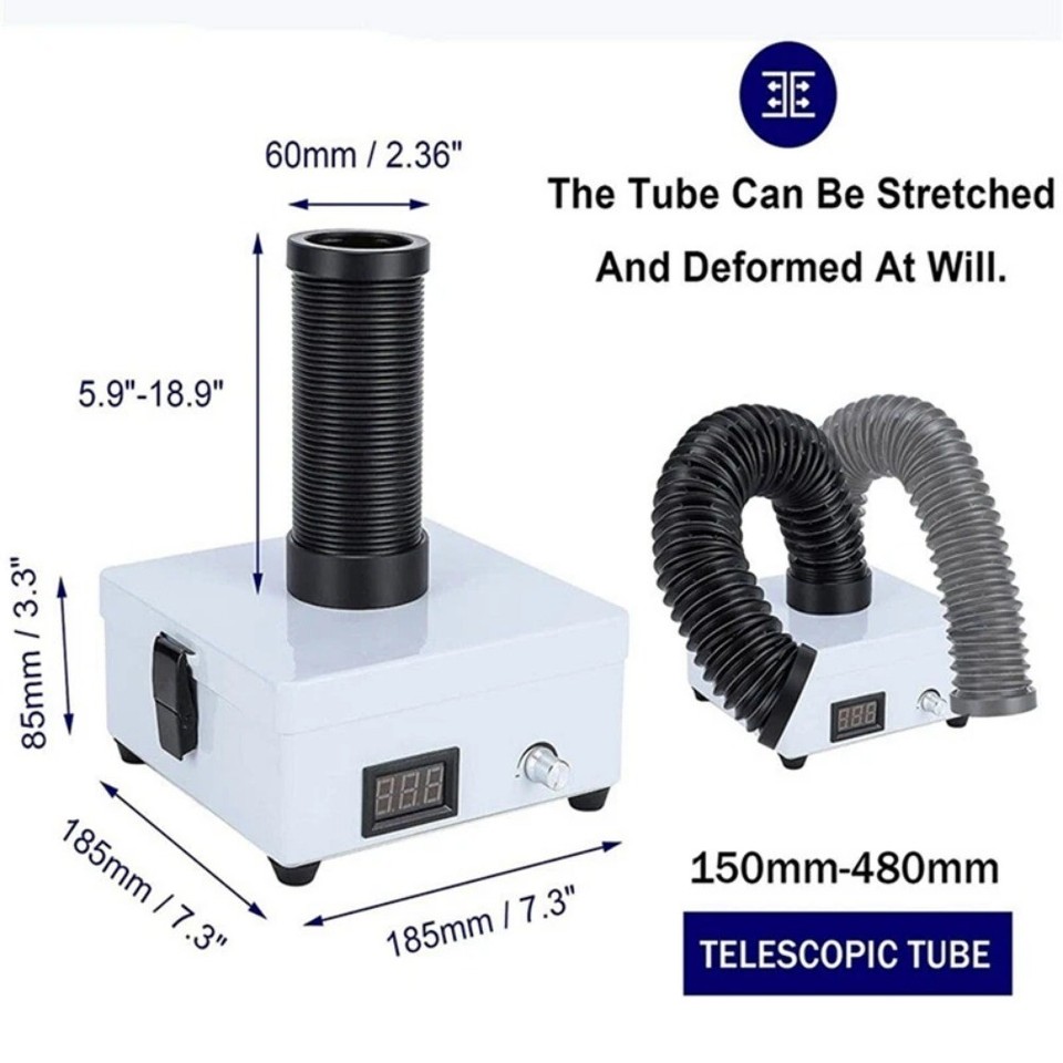 Desktop Fume Extractor 220V Smoking Instrument Soldering Iron Welding ...