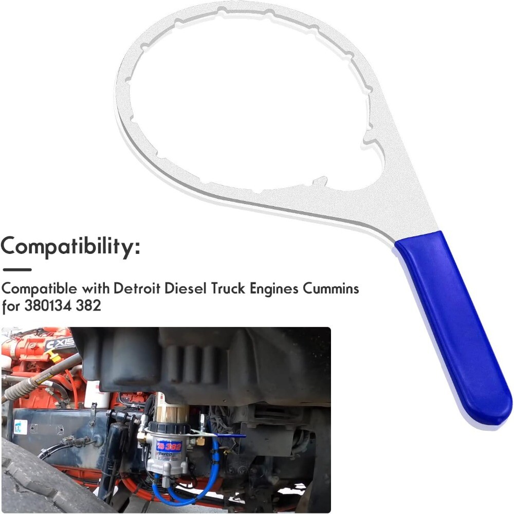 6 Inch Fuel Filter Wrench for 380134 382 fit for Detroit Diesel Truck ...