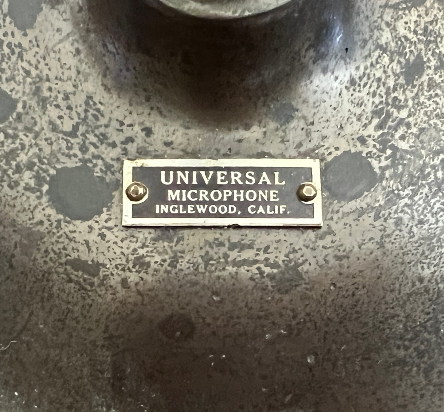 Super Rare 1930's LUSTRAPHONE MC Microphone, working w/old Universal ...