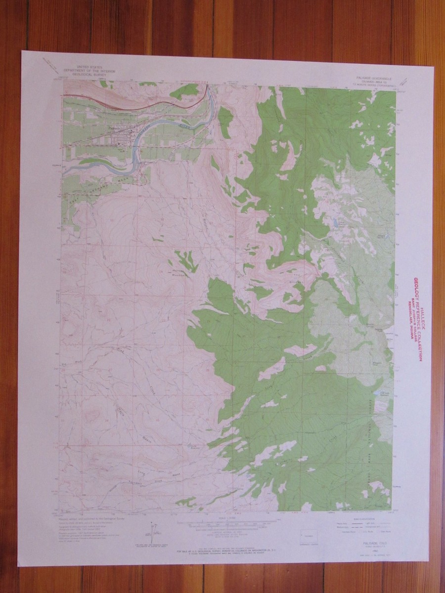 Mapa De Palisade, Colorado Map Of The Property Of The Palisade Land