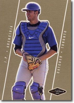 2007 J.P. Arencibia Rookie GOLD Parallel Mint RC #/100 | eBay