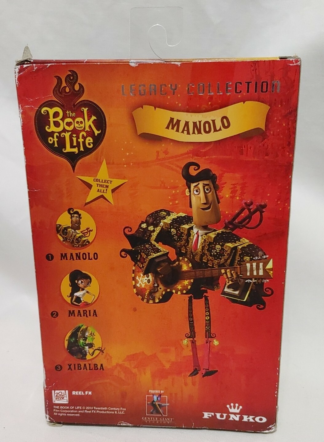 Funko Legacy Collection Book of Life Manolo 6” Action Figure 2014 New ...