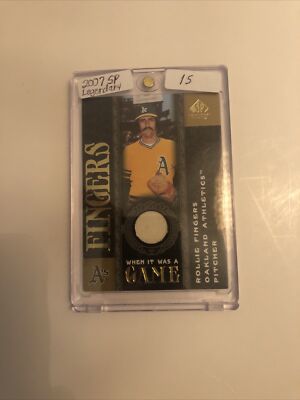 2007 UD SP Legendary Cuts Rollie Fingers WG-RF White | eBay