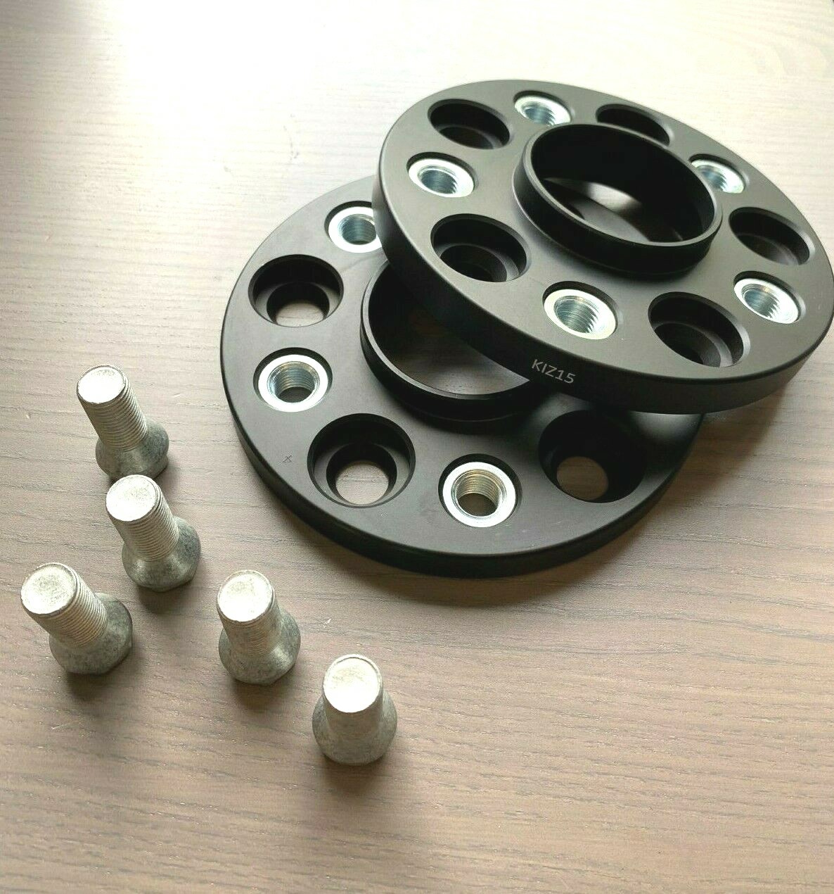 1 INCH AKATA HUB CENTRIC SPACERS FOR MERCEDES 5X112 CB 66.56 WITH BOLTS ...