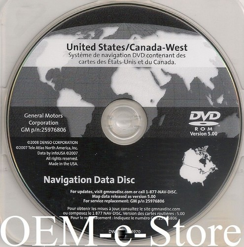 2005 2006 2007 2008 2009 2010 2011 Chevrolet Corvette Navigation DVD ...
