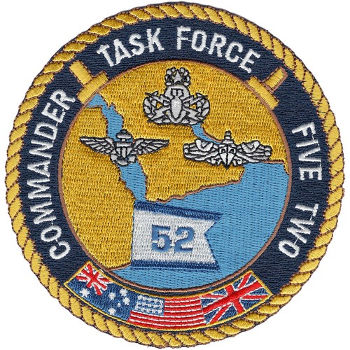 Navy Commander Task Force Five Two Patch | eBay
