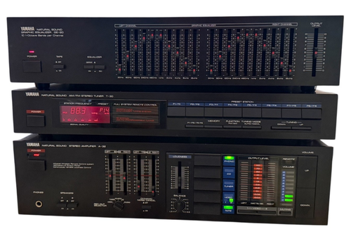 Yamaha Natural Sound Stack A-32 Amplifier T-30 Tuner GE-20 EQ All ...
