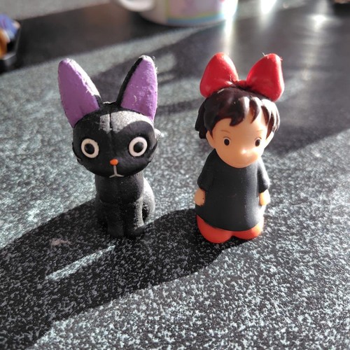Hayao Miyazaki Ghibli Kiki's Delivery Service Jiji Finger Puppet Used ...
