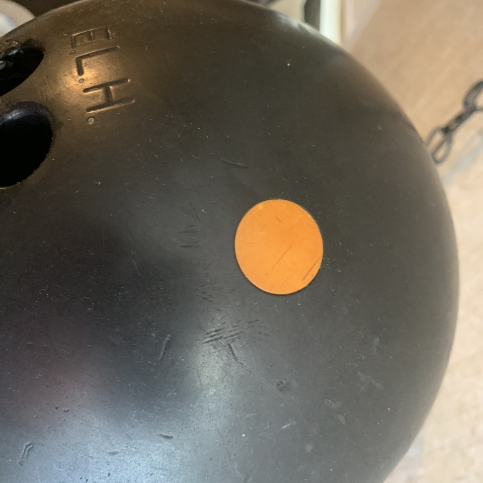 Vintage 1950s Brunswick Rubber Bowling Ball | eBay