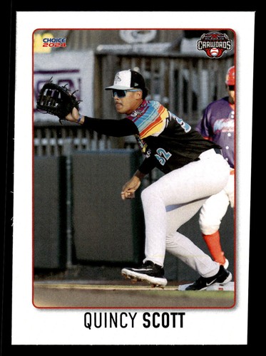Quincy Scott 2024 Choice Hickory Crawdads (Series Two) #NNO Hickory ...