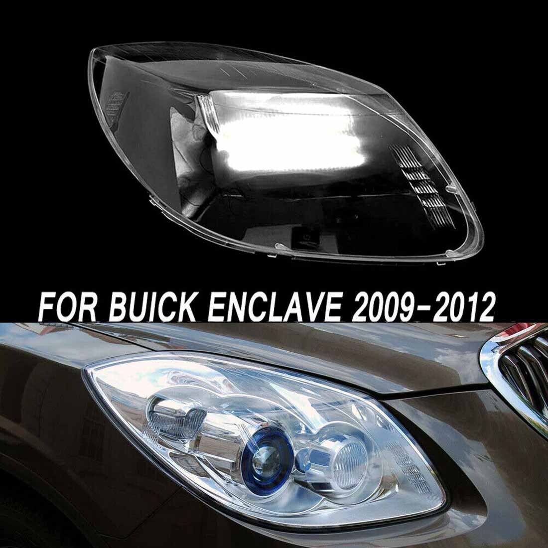 Fit For Buick Enclave 2009-2012 Transparent Headlight Cover Lens Right ...