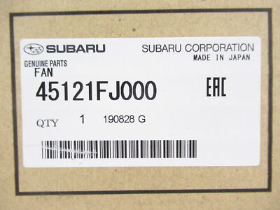 Genuine OEM Subaru 45121FJ000 Fan Blade Radiator Cooling | eBay