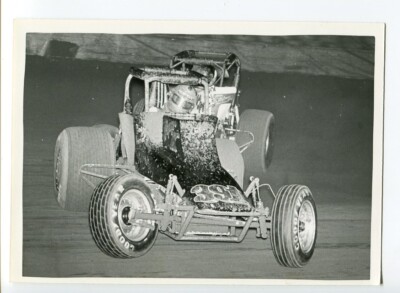 Gary A. Howard #391 CRA Sprint Car Photo 5"x7" In Turn Ascot Park | eBay