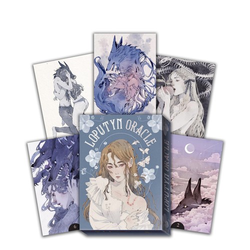 LOPUTYN ORACLE CARDS DECK & BOOK WOLF AND MAIDEN DEATH AND LOVE LO ...