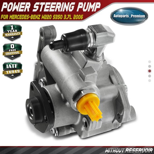 Power Steering Pump w/o Pulley for Mercedes-Benz W220 S350 3.7L 2006 ...