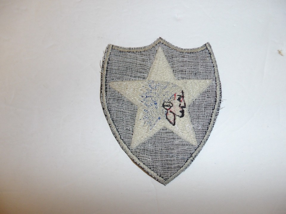 b0953 WW 2 US Army 2nd Infantry Division patch on wool PA1 | eBay