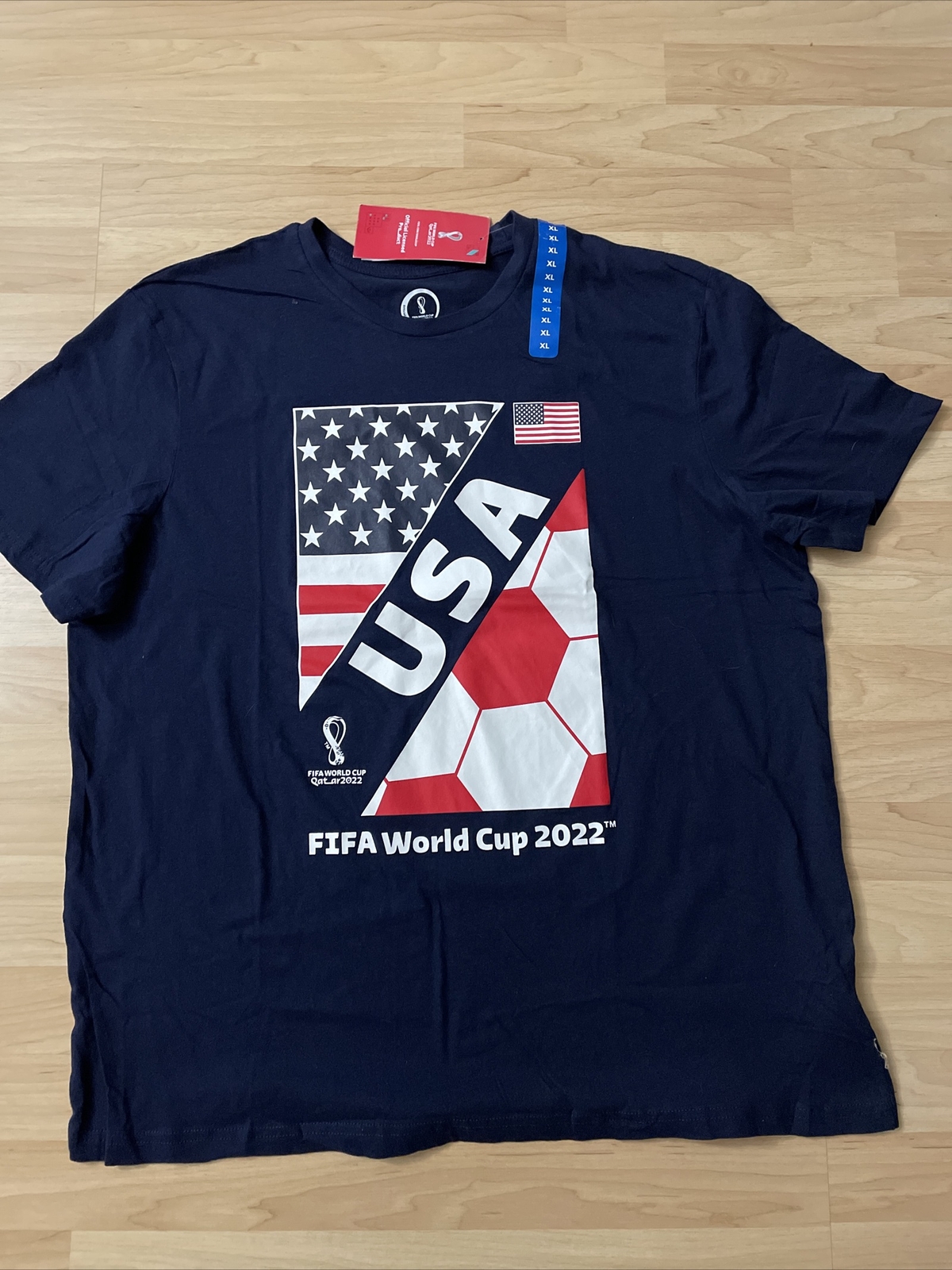 FIFA World Cup QATAR 2022 USA shirt. Qatar. Size XL - Gem
