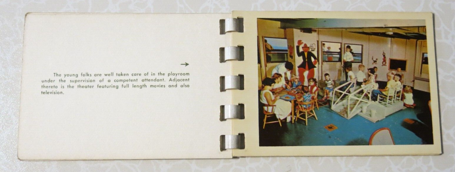 SS Milwaukee Clipper "Across Lake Michigan" 2 3/4" x 4" photo album ...