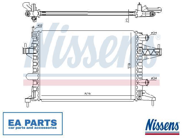Radiator, engine cooling for OPEL VAUXHALL NISSENS 63007 | eBay