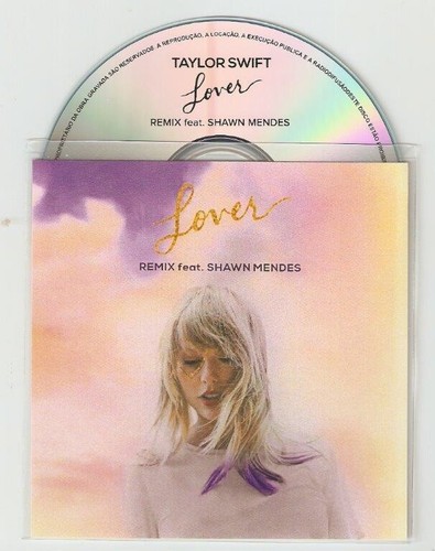 TAYLOR SWIFT "LOVER” Remix Ft SHAWN MENDES RARE NEW BRAZILIAN PROMO CD | eBay