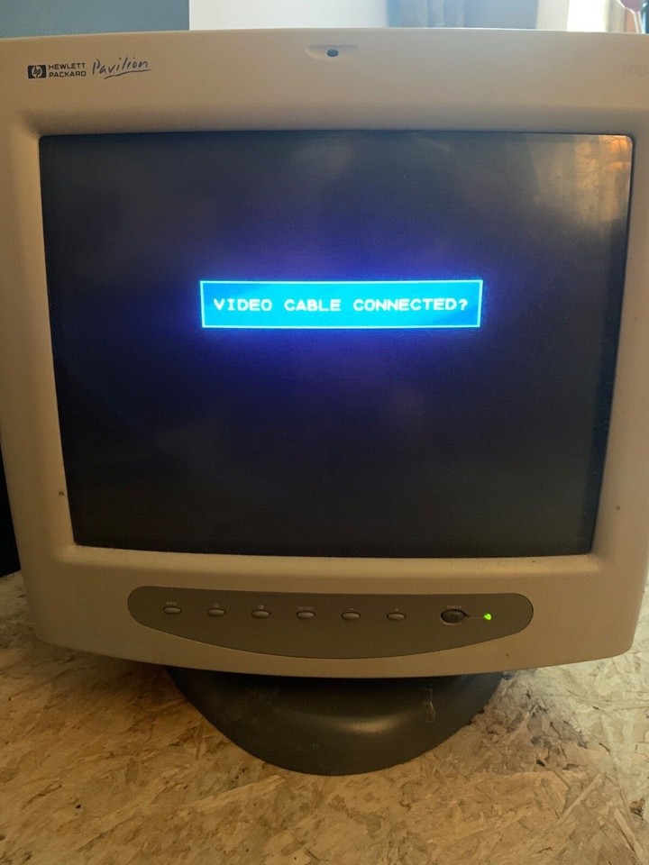 HP Pavilion M70 15.4" CRT VGA Computer Monitor D5259A Retro Gaming | eBay
