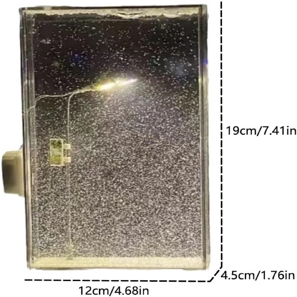 Snowy Night Flowing Night Light Snow Scenery Small Street Light ...