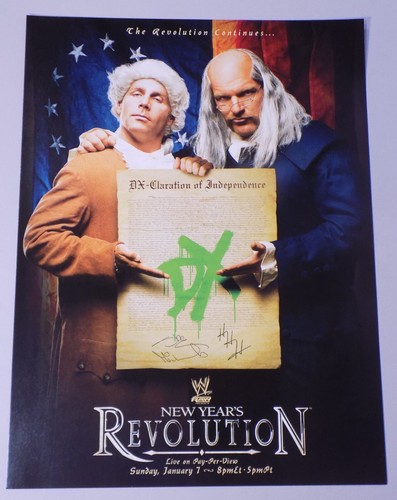 January 7 2007 New Years Revolution Shawn Michaels Triple H PPV WWE ...