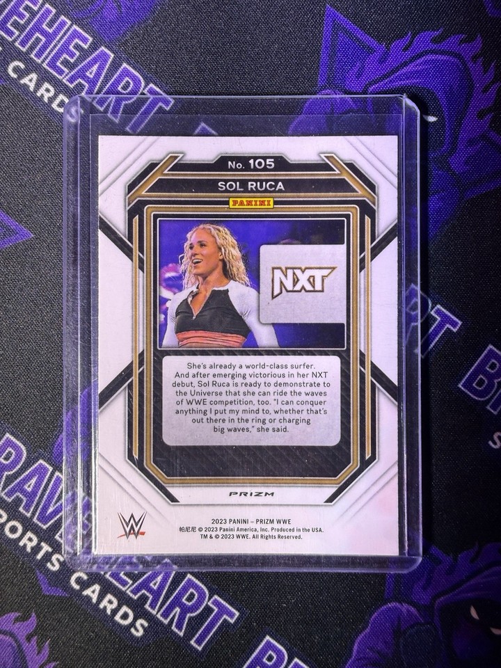 2023 Panini Prizm WWE Sol Ruca Green Retail Rookie RC | eBay