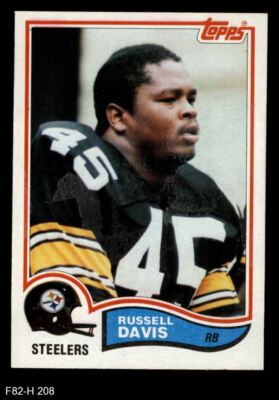 1982 Topps #208 Russell Davis Steelers RC Michigan 8 - NM/MT | eBay