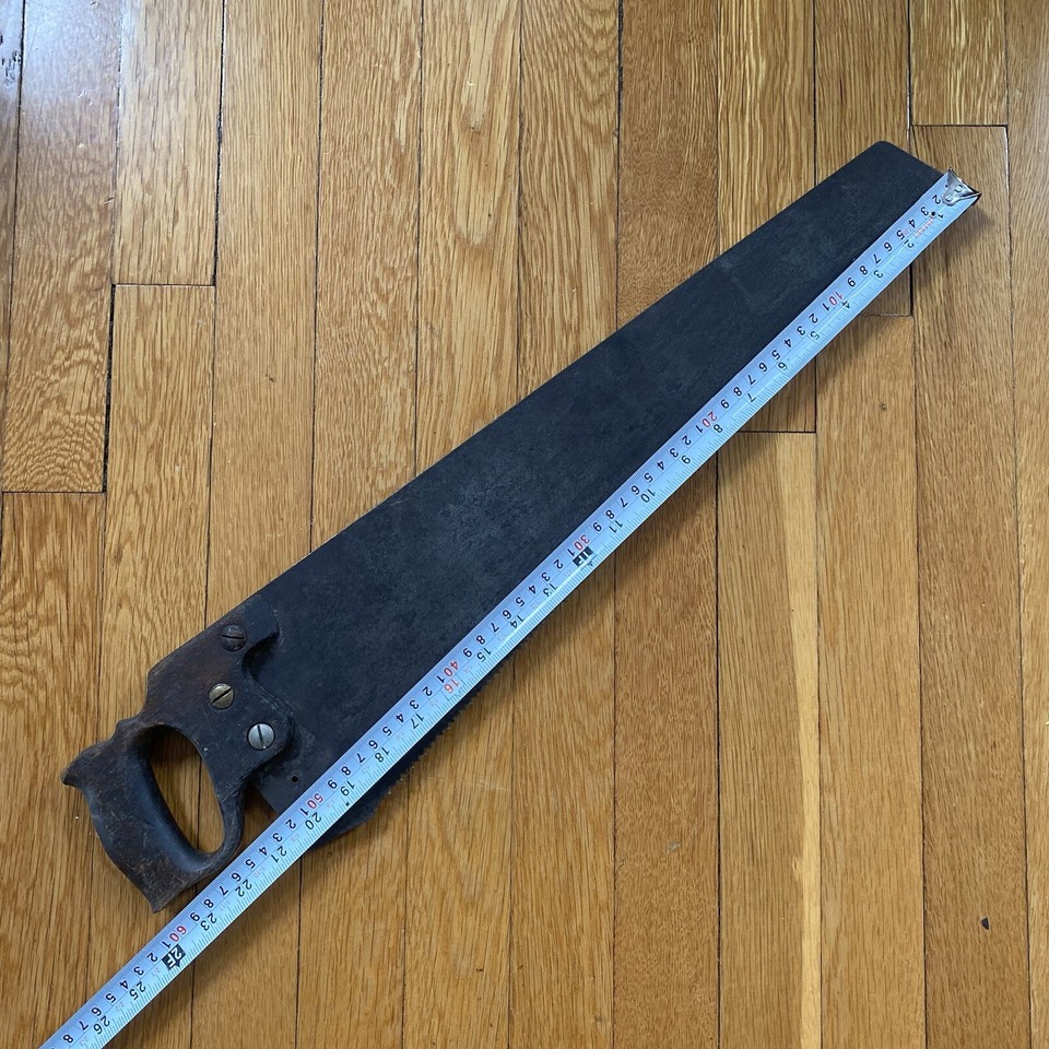 Antique SAW R. Groves & Sons 24” Sheffield England Steel Hand Tool ...