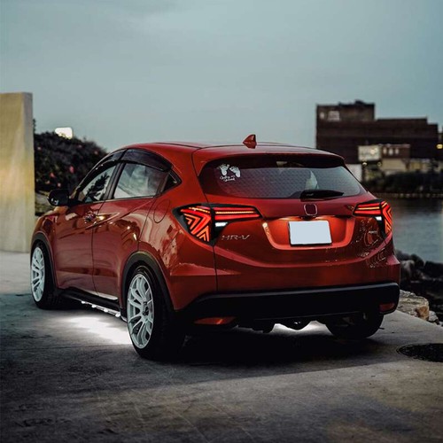 LED Tail Lights for Honda HRV 2016-2019 DRL Startup Animation Smoke ...