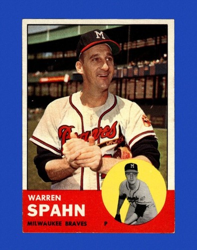 1963 Topps Set-Break #320 Warren Spahn VG-VGEX *GMCARDS* | eBay