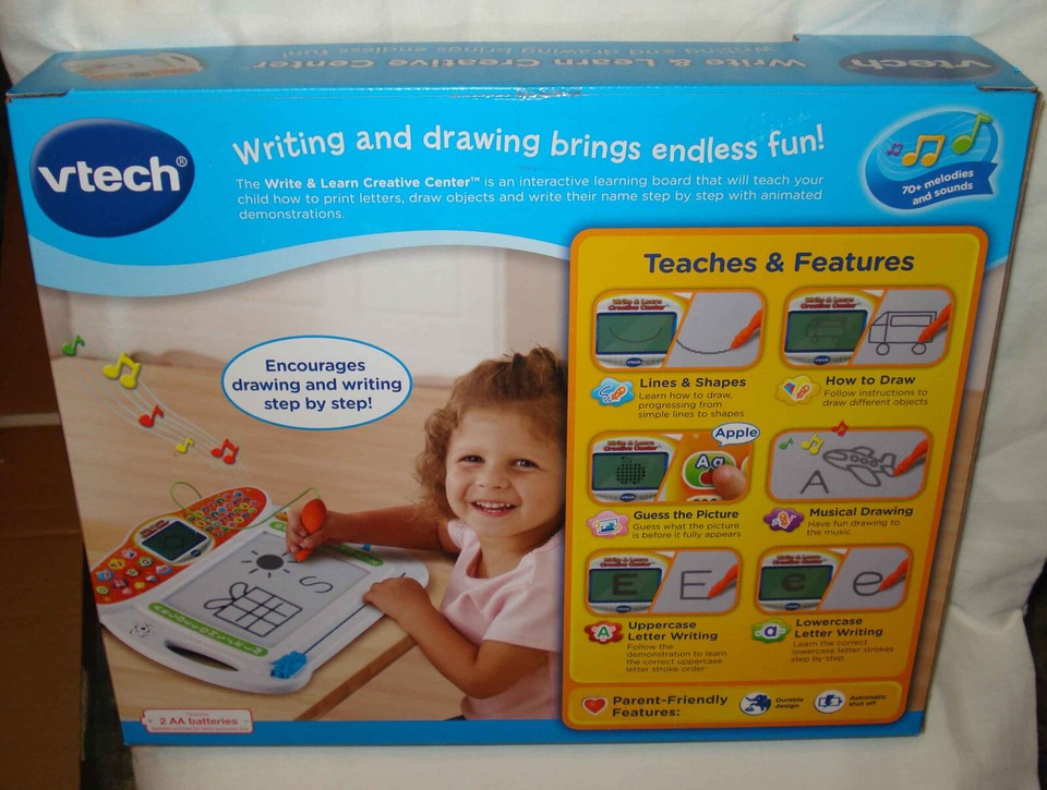 VTech Write & Learn Creative Center Teaches Letters Objects Educational ...