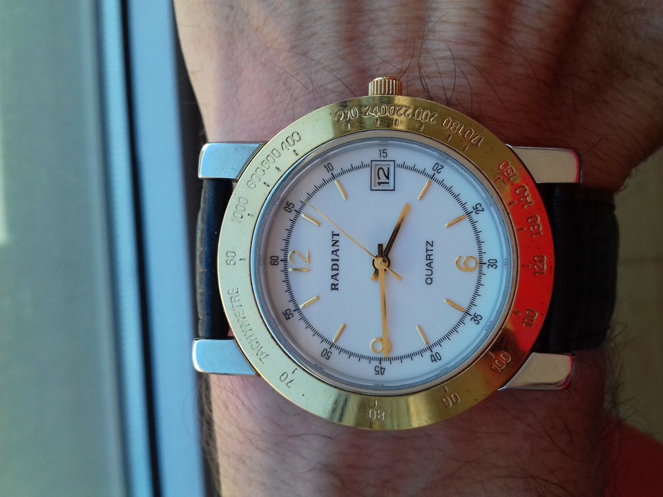 Radiant BIG TACHYMETRE Y142-B W255G Vintage Collection (80's) NOS Watch ...