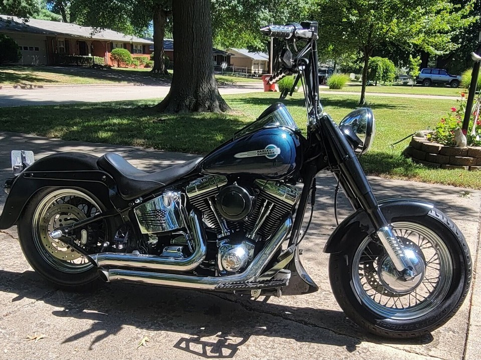 Fiberglass New Shorty Chopped Front Fender Harley Softail Touring ...