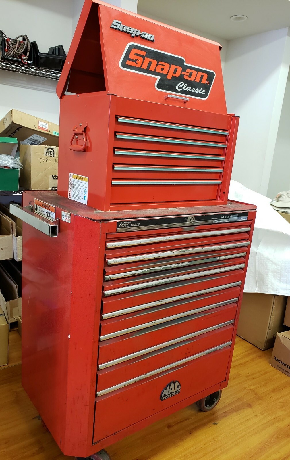 Mac Tools Tool Box and Snap On Top Chest - Good Condition | eBay