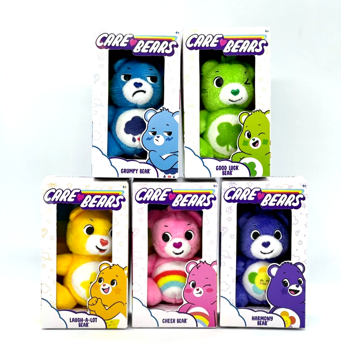 Care Bears Laugh A Lot Bear Care Bears 13" Lot Of 4 Laugh A Lot,