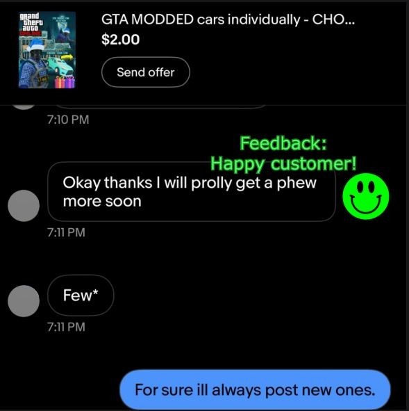 GTA MODDED CAR PACK - 5 CARS XBOXONE ONLY | eBay