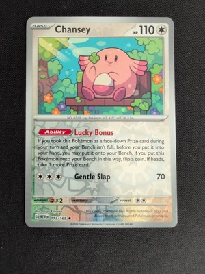 Chansey Reverse Holo NM 113/165 Scarlet & Violet 151 Pokemon Card | eBay